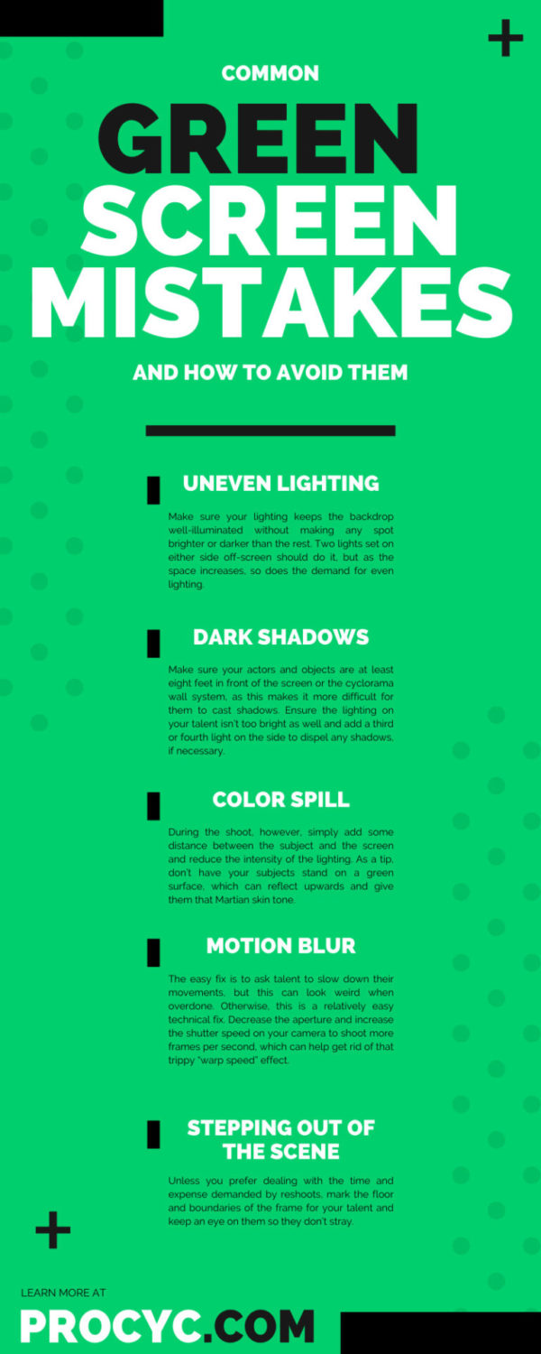 Common Green Screen Mistakes and How To Avoid Them